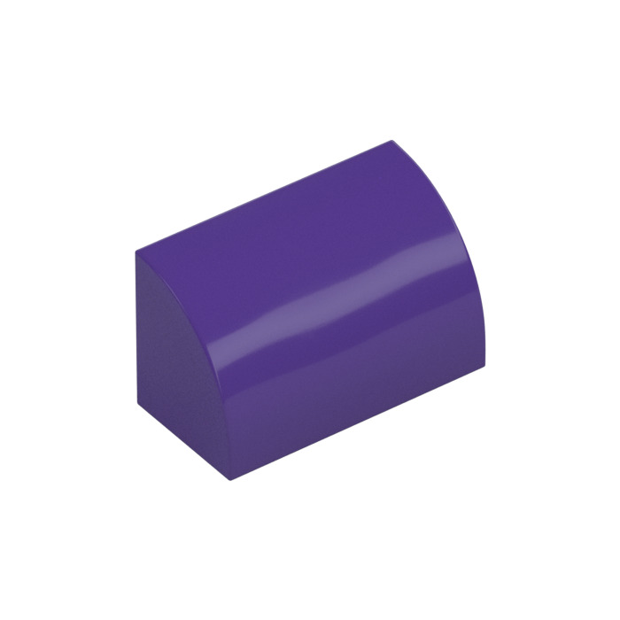 LEGO Dark Purple Slope 1 x 2 Curved (7134 / 37352) | Brick Owl - LEGO ...