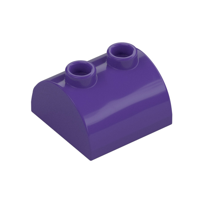 LEGO Dark Purple Slope 2 x 2 Curved with 2 Studs on Top (30165) | Brick ...