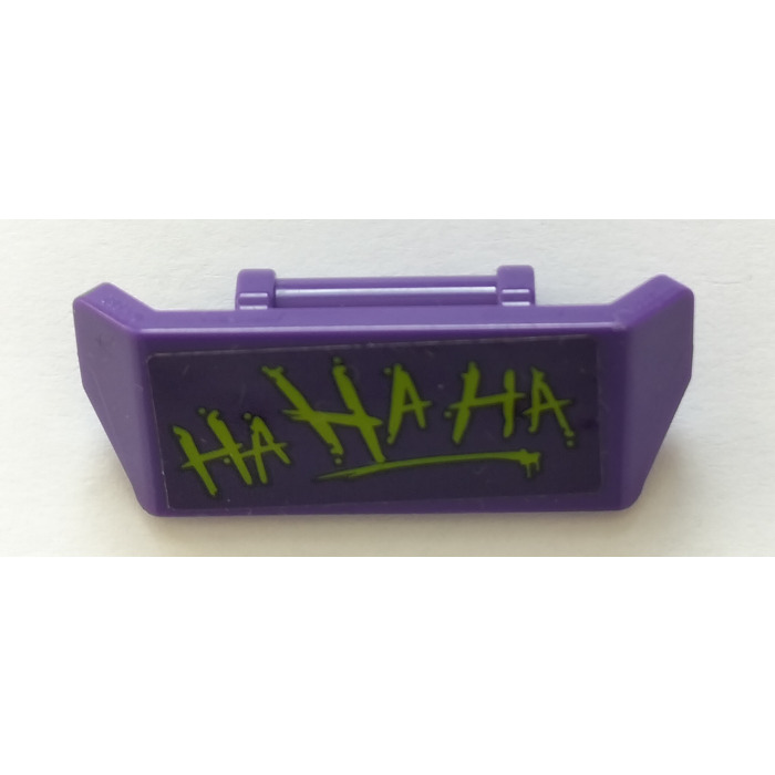 LEGO Dark Purple Spoiler with Handle with 'HA HA HA' Sticker (98834 ...