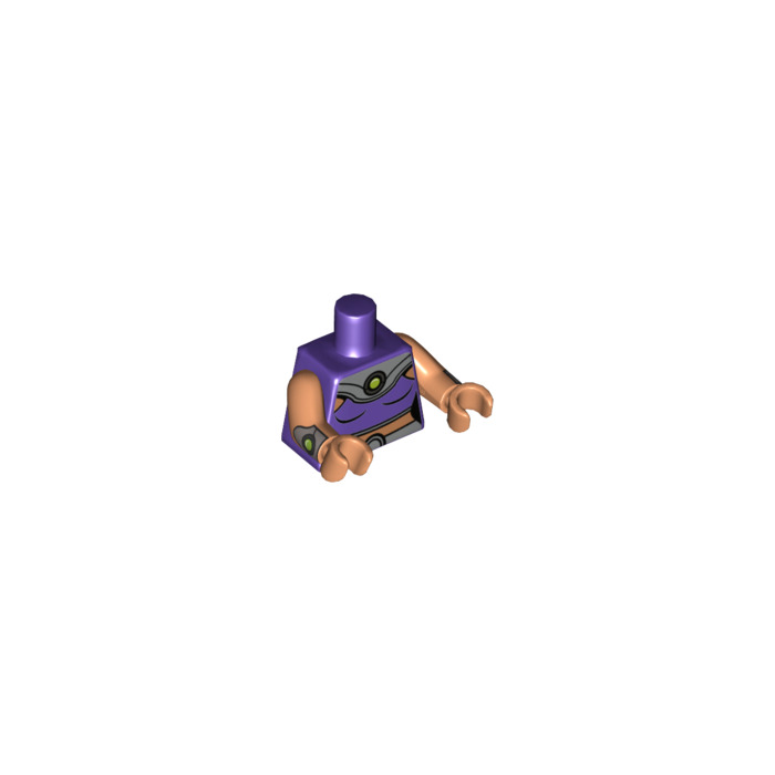 LEGO Starfire with Long Hair Minifig Torso (973 / 88585) | Brick Owl ...