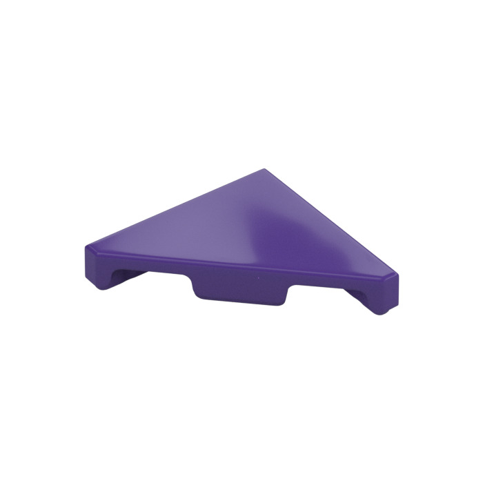LEGO Dark Purple Tile 2 x 2 Triangular (35787 / 118551) | Brick Owl