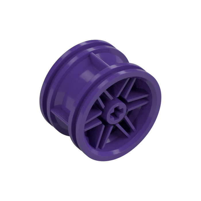 LEGO Dark Purple Wheel Rim Ø30 x 20 with No Pinholes, with Reinforced ...