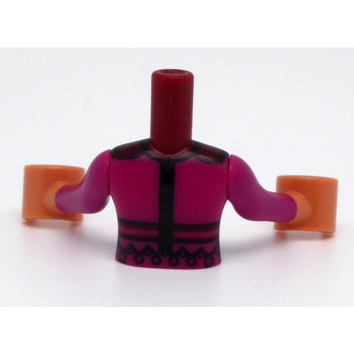 LEGO Dark Red Abuela Alma Madrigal with Dark Stone Gray Hair Friends ...