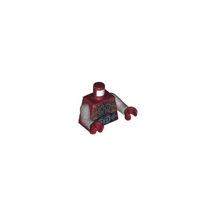 LEGO Dark Red Balin Minifig Torso (973 / 76382) | Brick Owl - LEGO ...