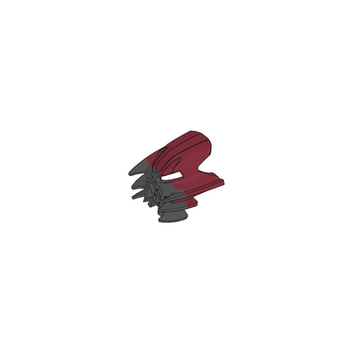 LEGO Dark Red Bionicle Jutlin Mask (Shapeshifted) (60914) | Brick Owl