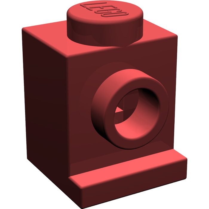 LEGO Dark Red Brick 1 x 1 with Headlight (4070 / 30069) | Brick Owl ...