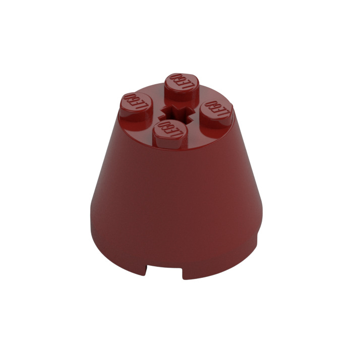 LEGO Cone 3 x 3 x 2 with Axle Hole (6233 / 45176) | Brick Owl - LEGO ...