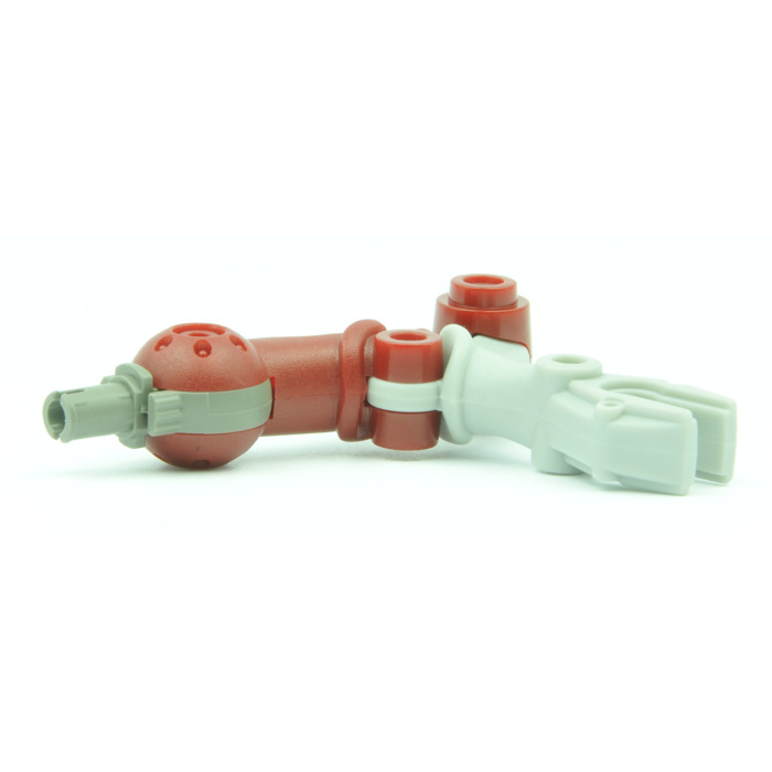 LEGO Dark Red Galidor Arm with Mechanical Grabber and Dark Gray Pin ...