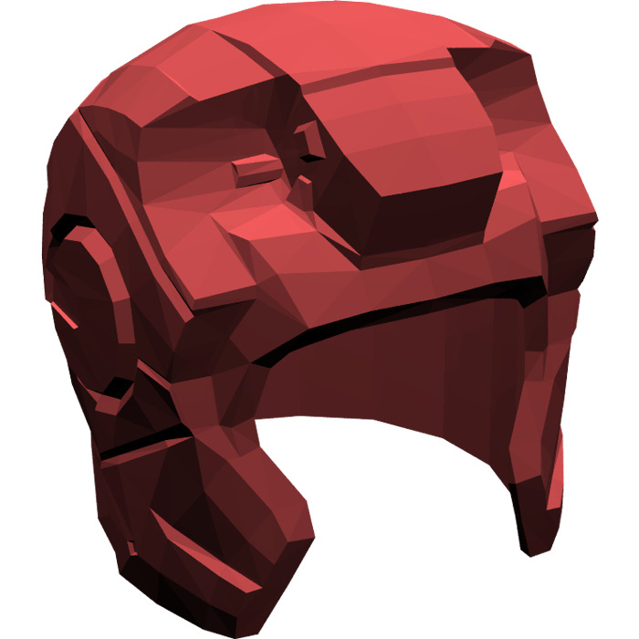 LEGO Dark Red Helmet with Ear and Forehead Guards (10907) | Brick Owl ...