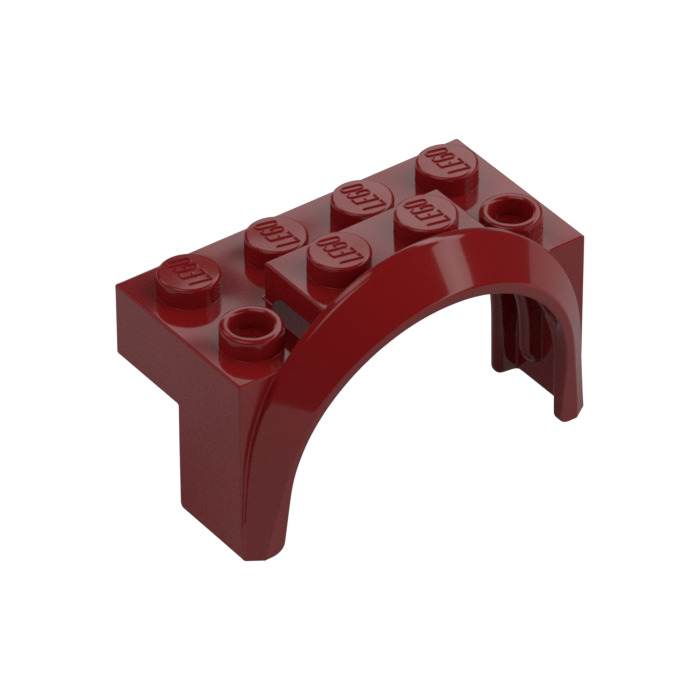 LEGO Mudguard Brick 2 x 4 x 2 with Wheel Arch (3387) | Brick Owl - LEGO ...