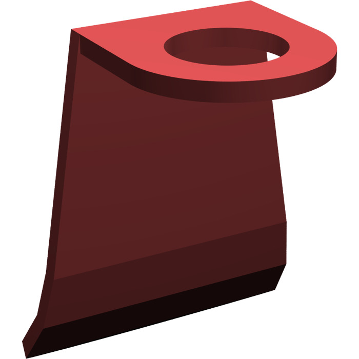 LEGO Dark Red Plastic Cape with Curved End (4524) | Brick Owl - LEGO ...