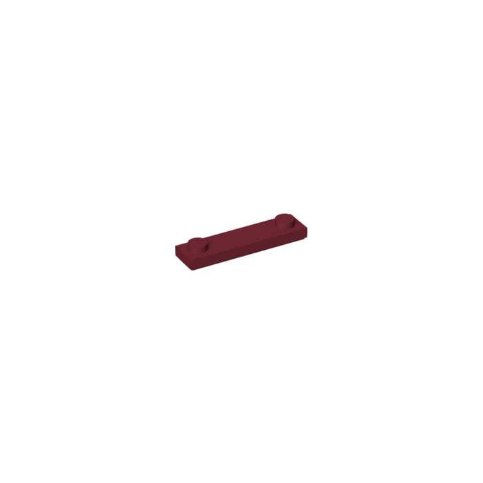 LEGO Dark Red Plate 1 x 4 with Two Studs with Groove (41740) | Brick ...