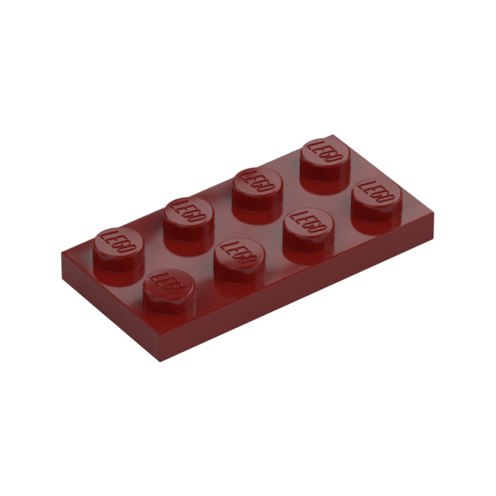 LEGO Dark Red Plate 2 x 4 (3020 / 5584) | Brick Owl - LEGO Marketplace
