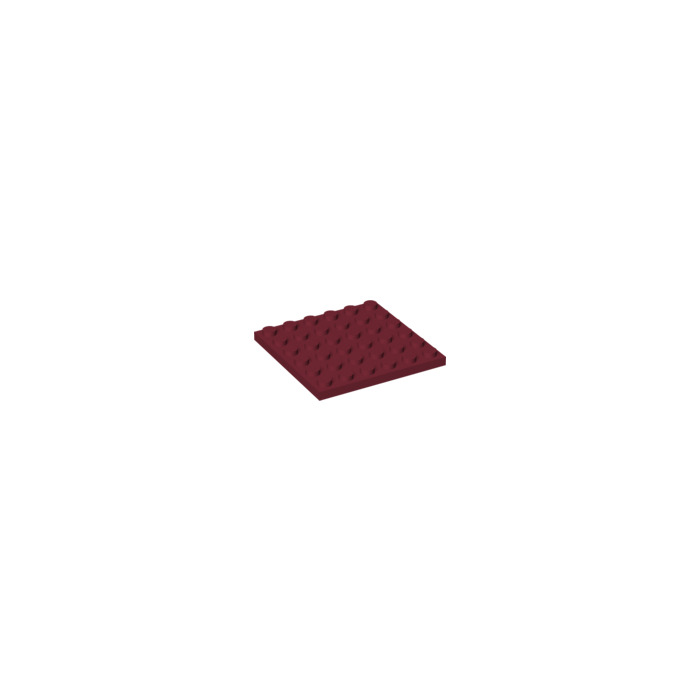 LEGO Dark Red Plate 6 x 6 (3958) | Brick Owl - LEGO Marketplace