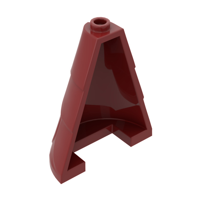 LEGO Dark Red Roof 2 x 4 x 4 with Tiles (35563) | Brick Owl - LEGO ...