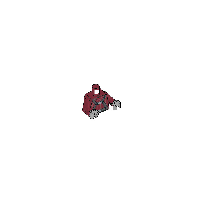 LEGO Dark Red Skyhopper Pilot Minifig Torso (3814 / 76382) | Brick Owl