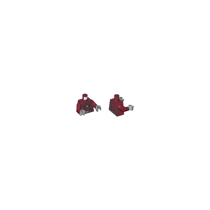 LEGO Dark Red Skyhopper Pilot Minifig Torso (3814 / 76382) | Brick Owl
