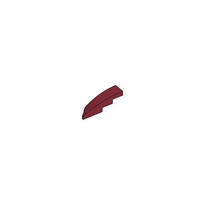 LEGO Dark Red Slope 1 x 4 Angled Right (5414) | Brick Owl - LEGO ...