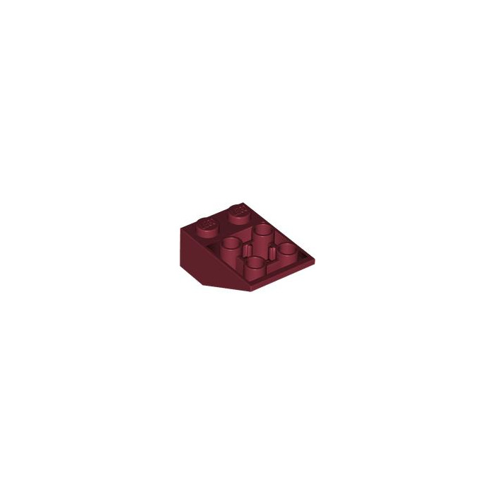 LEGO Dark Red Slope 2 x 3 (25°) Inverted (2752 / 3747) | Brick Owl