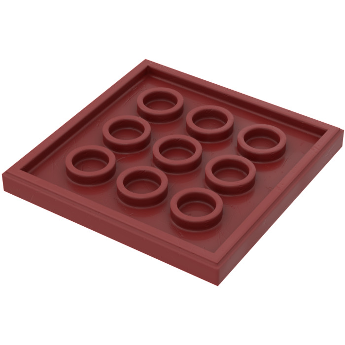 LEGO Dark Red Tile 4 x 4 (1751) | Brick Owl - LEGO Marketplace