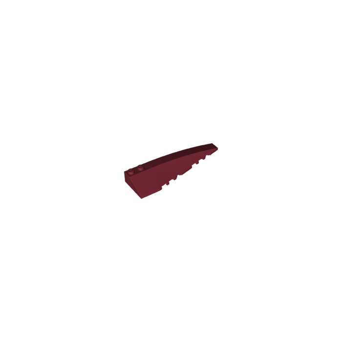 LEGO Dark Red Wedge 10 x 3 x 1 Double Rounded Right (50956 / 118557 ...