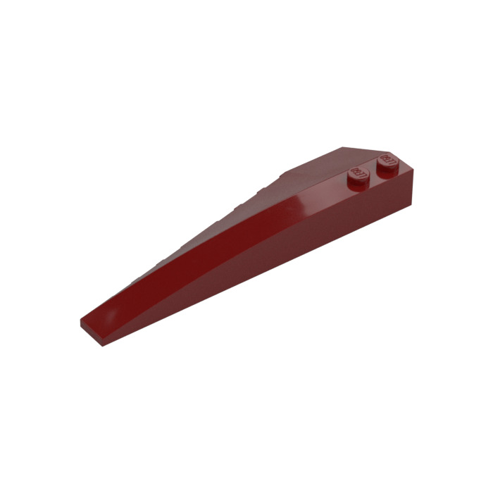 LEGO Dark Red Wedge 10 x 3 x 1 Double Rounded Right (50956 / 118557 ...