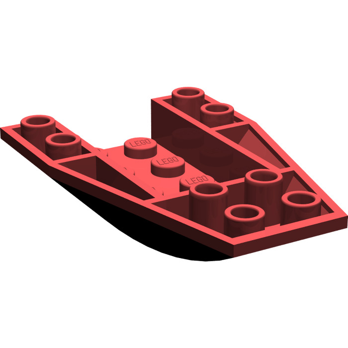 LEGO Dark Red Wedge 6 x 4 Triple Curved Inverted (43713) | Brick Owl ...