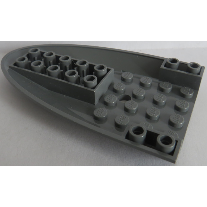 LEGO Dark Stone Gray Airplane Bottom 6 x 10 x 1 (87611) | Brick Owl ...