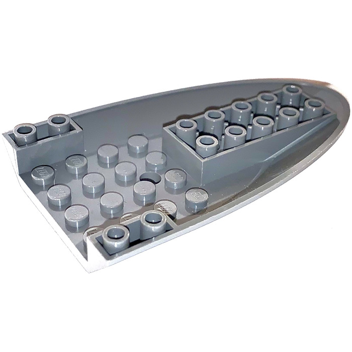 LEGO Dark Stone Gray Airplane Bottom 6 x 10 x 1 (87611) | Brick Owl ...