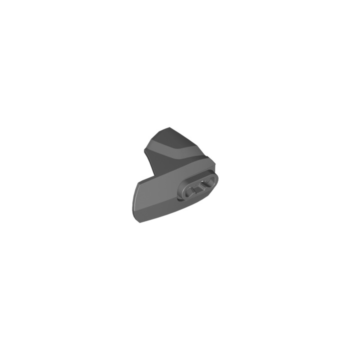 LEGO Dark Stone Gray Armor with Ball Joint Socket Size 4 (14533 / 90640 ...