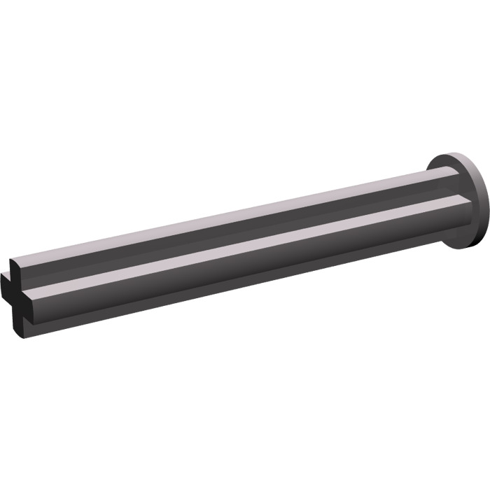 LEGO Dark Stone Gray Axle 4 with End Stop (87083) | Brick Owl - LEGO ...