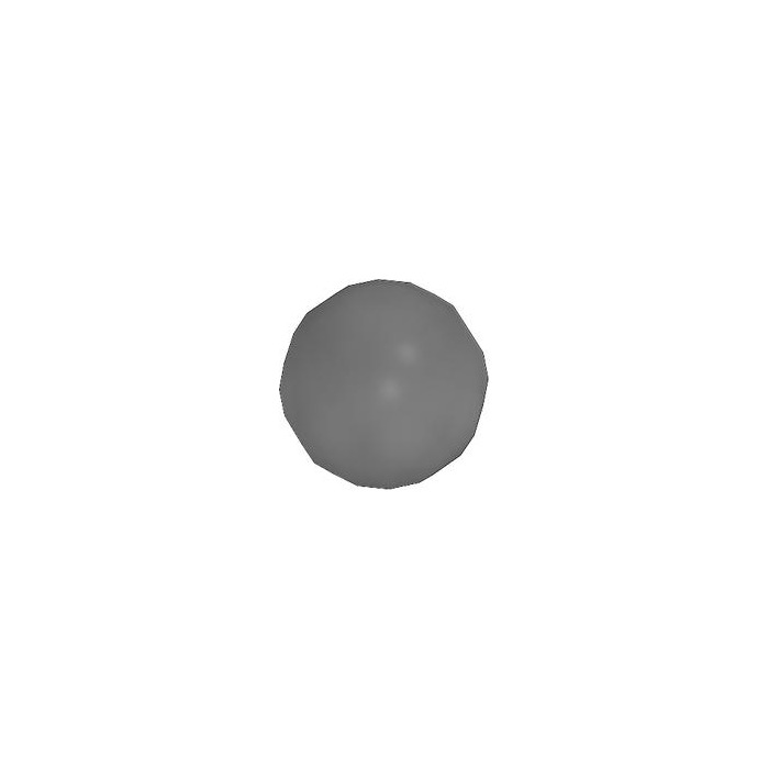LEGO Dark Stone Gray Ball 52mm (22119 / 23065) | Brick Owl - LEGO ...