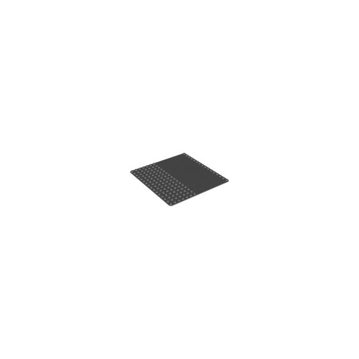 LEGO Dark Stone Gray Baseplate 16 x 16 with Driveway (30225 / 51595 ...