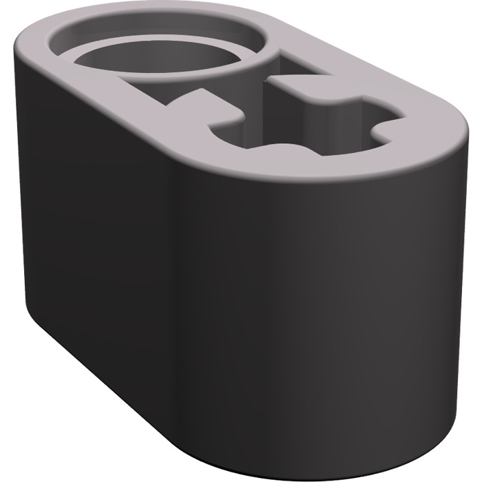 LEGO Dark Stone Gray Beam 2 with Axle Hole and Pin Hole (40147 / 74695 ...