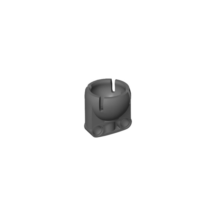 LEGO Dark Stone Gray Beam 3 with Large Ball Socket (65453 / 92911 ...