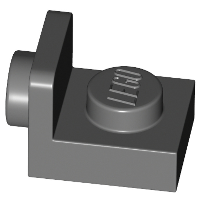 LEGO Dark Stone Gray Bracket 1 x 1 with 1 x 1 Plate Up (36840) | Brick ...
