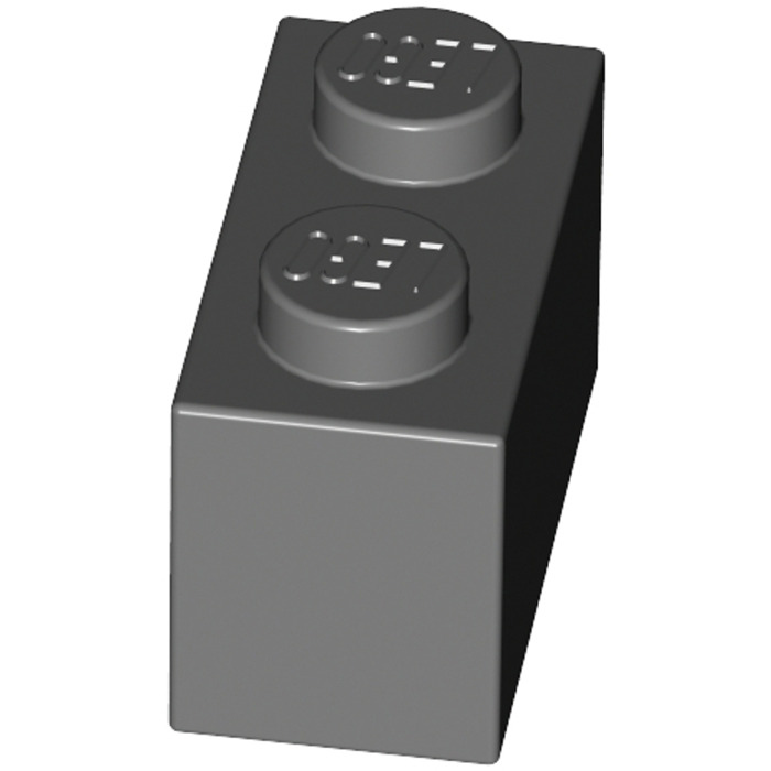 LEGO Dark Stone Gray Brick 1 x 2 with Bottom Tube (3004 / 93792 ...