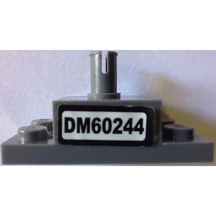 LEGO Brick 2 x 2 with Vertical Pin and 1 x 2 Side Plates with DM60244 ...