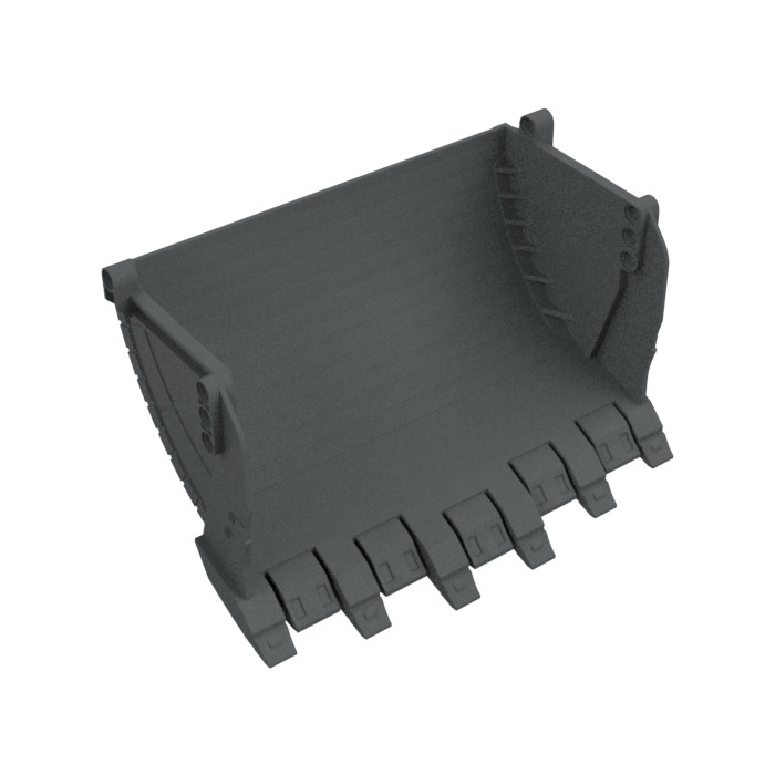 LEGO Dark Stone Gray Bucket 10 x 19 (46891) | Brick Owl