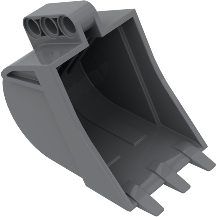 LEGO Dark Stone Gray Bucket 4 x 7 (24120 / 77040) | Brick Owl - LEGO ...