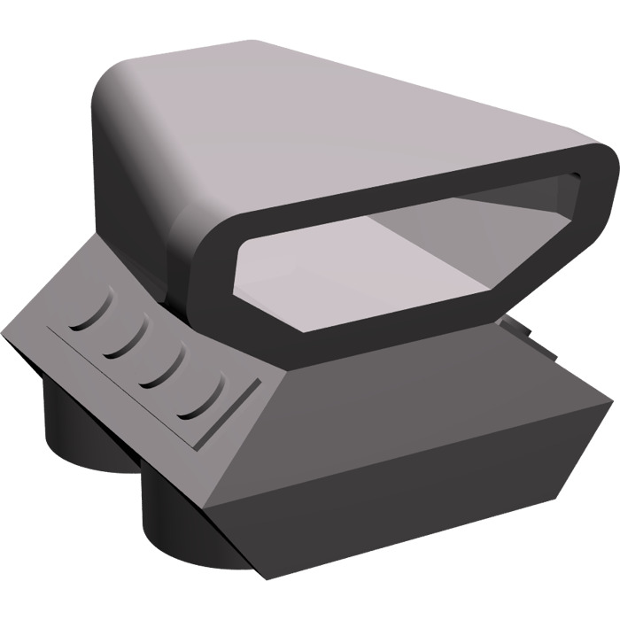 LEGO Dark Stone Gray Car Engine 2 x 2 with Air Scoop (50943) | Brick ...