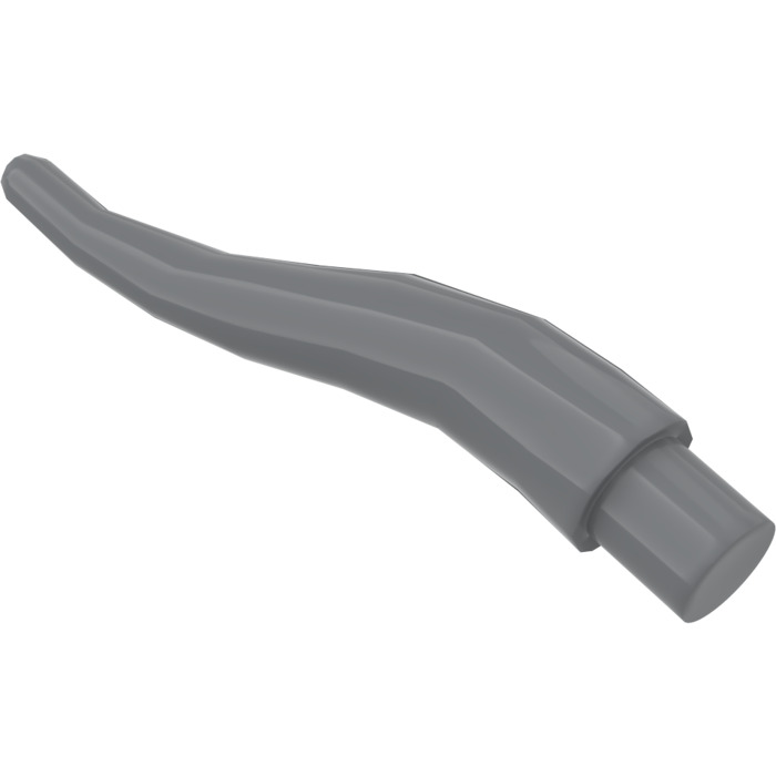 LEGO Dark Stone Gray Cattle Horn (Long) (13564) | Brick Owl - LEGO ...