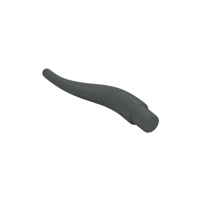 LEGO Dark Stone Gray Cattle Horn (Long) (13564) | Brick Owl - LEGO ...