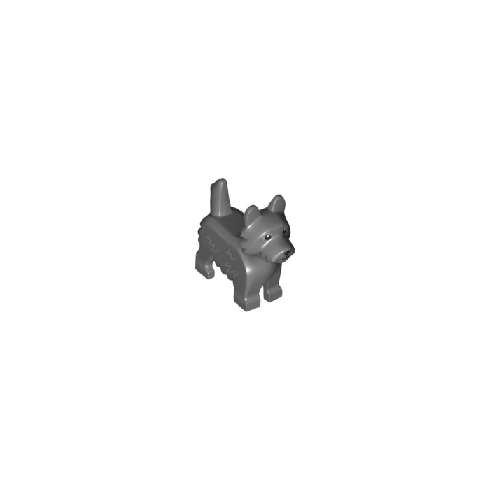 LEGO Dog - Terrier with Gray Fur Lines (49399) | Brick Owl