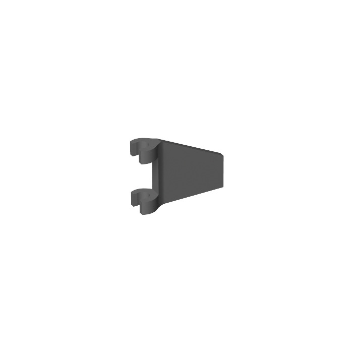 LEGO Dark Stone Gray Flag 2 x 2 Angled with Flared Edge (80324) | Brick ...