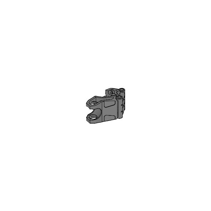 LEGO Dark Stone Gray Hand with Joint Socket and Axle Hole with 3 ...