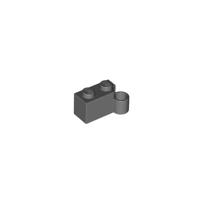 LEGO Dark Stone Gray Hinge Brick 1 x 4 Swivel Base (3831) | Brick Owl ...