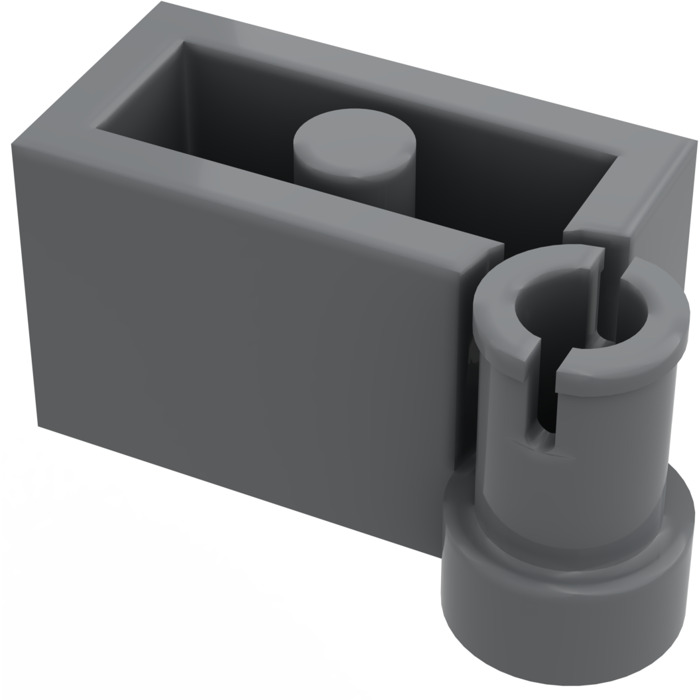 LEGO Dark Stone Gray Hinge Brick 1 x 4 Swivel Top (3830 / 65122 ...