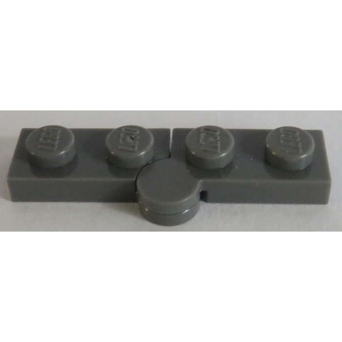 LEGO Dark Stone Gray Hinge Plate 1 x 4 Swivel Assembly (1927 / 19954 ...