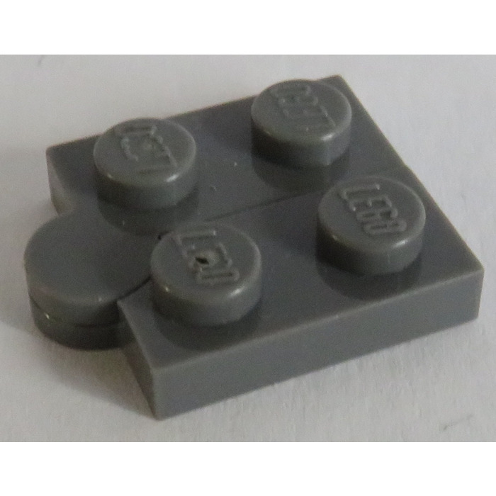 LEGO Dark Stone Gray Hinge Plate 1 x 4 Swivel Assembly (1927 / 19954 ...